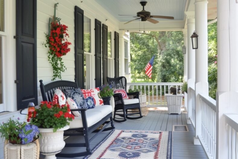 Front Porch Patriotic Decor: 10+ Star-Spangled Ideas to Transform Your ...