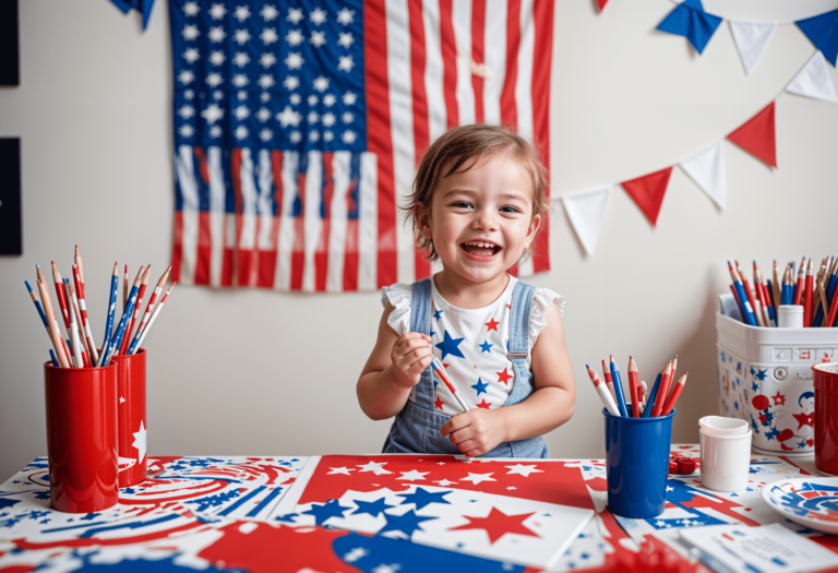 Best Independence Day Art Activities for Toddlers 2024