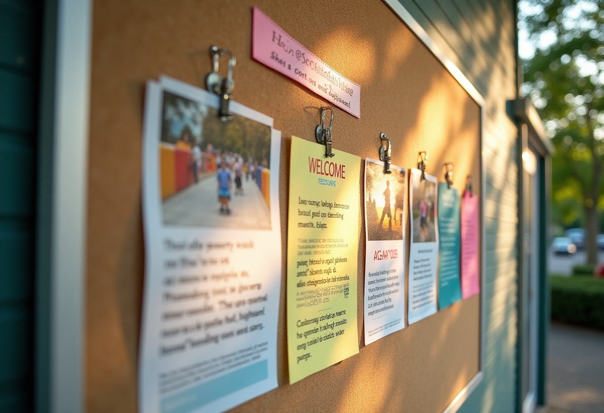 Welcome Bulletin Board Ideas: From Digital to Eco-Friendly ...